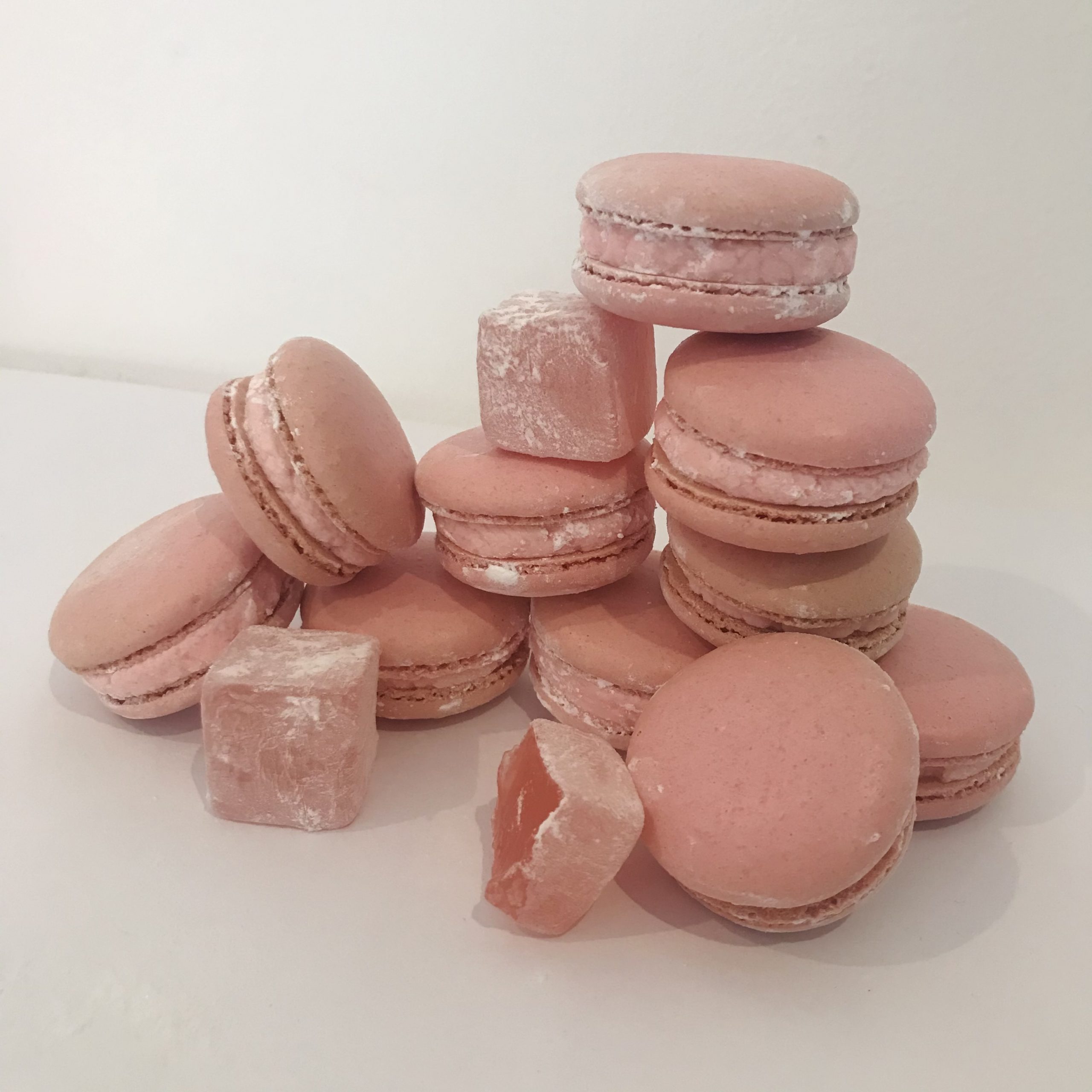 Turkish Delight Rose Macarons Box – Sugar Glaze Bakery
