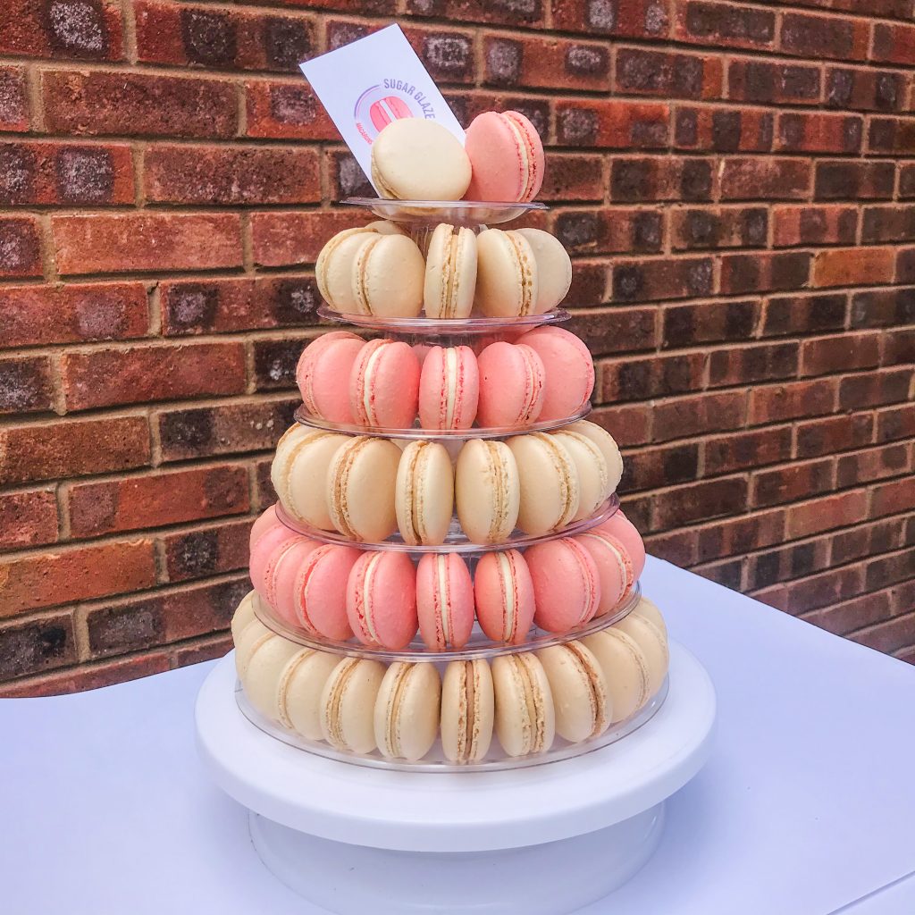 6 Tier Macaron Tower – Sugar Glaze Bakery