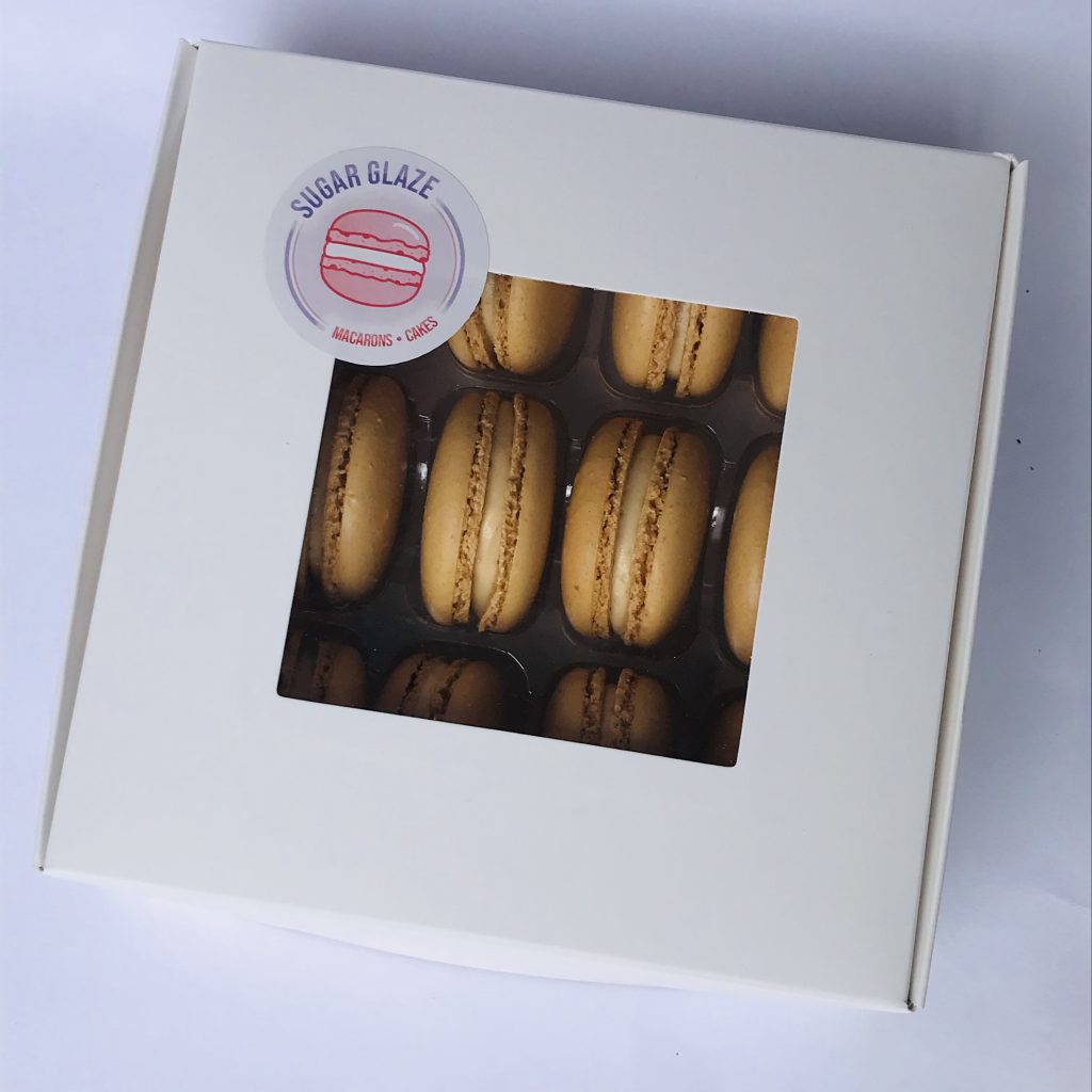 Salted Caramel Macarons Box – Sugar Glaze Bakery