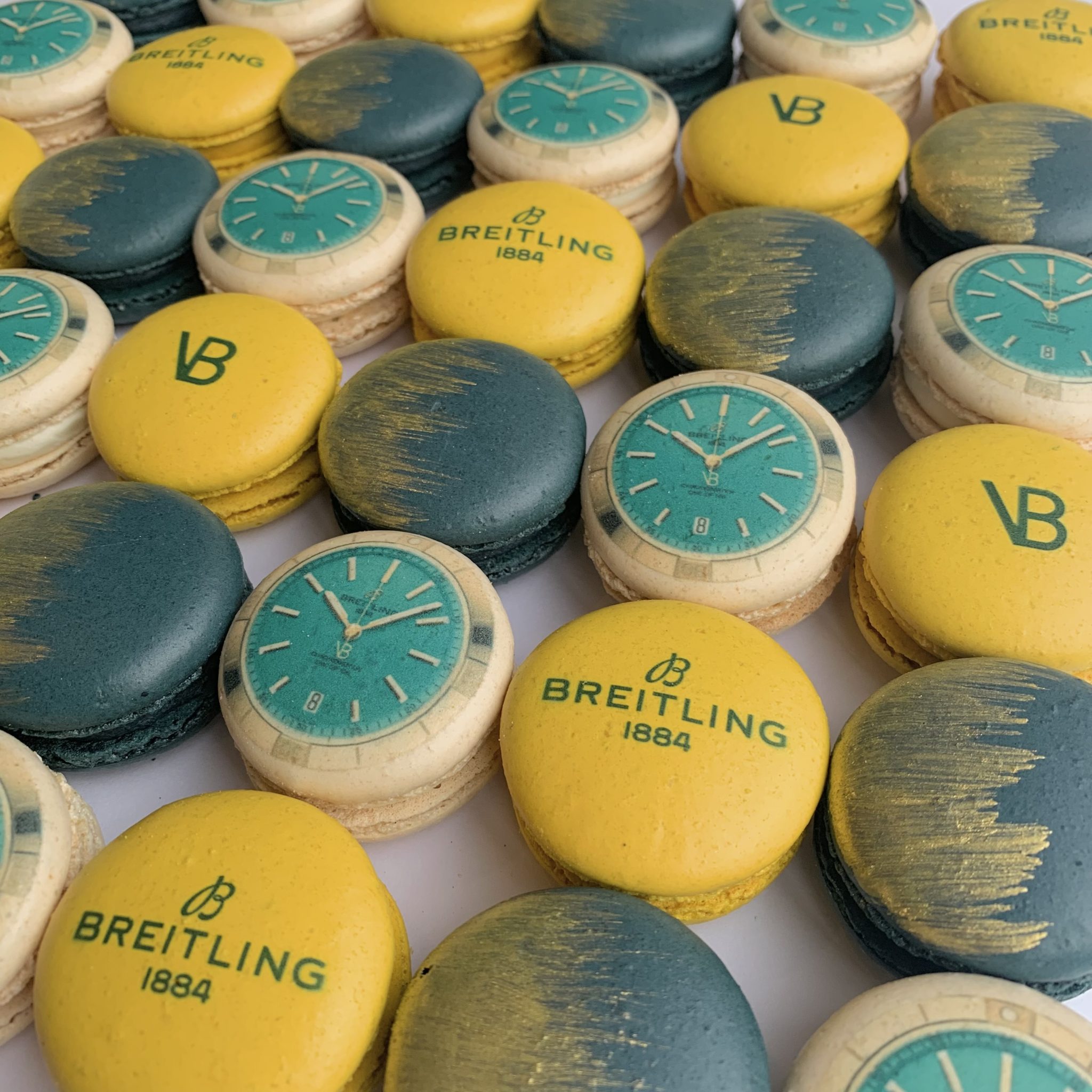 Branded Logo Macarons | Corporate Printed Gift – Sugar Glaze Bakery